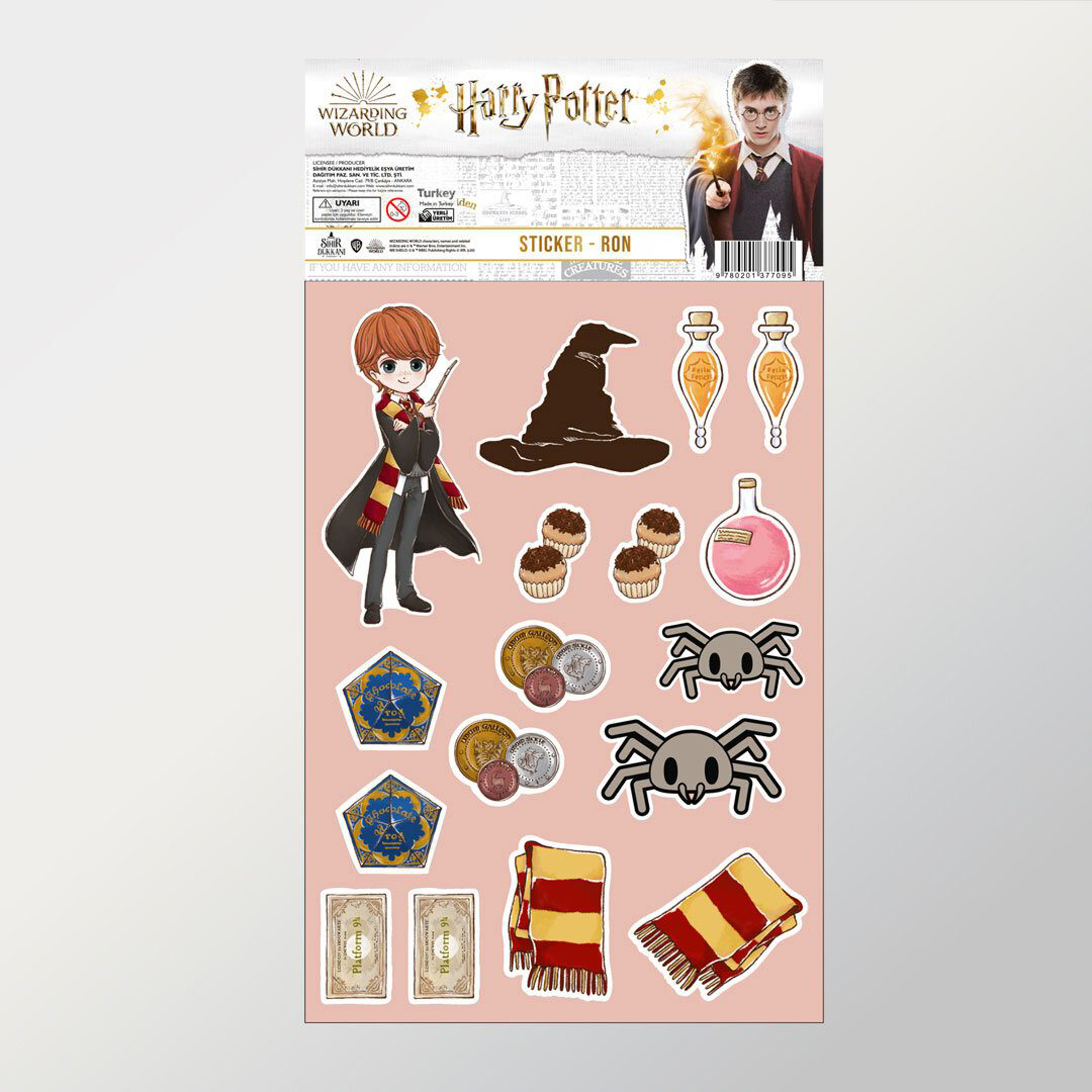 Wizarding World - Harry Potter - Stickers - Ron Weasley