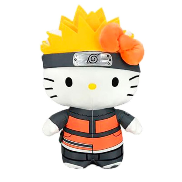Naruto Shippuden - Naruto Uzumaki X Hello Kitty Peluche 20cm